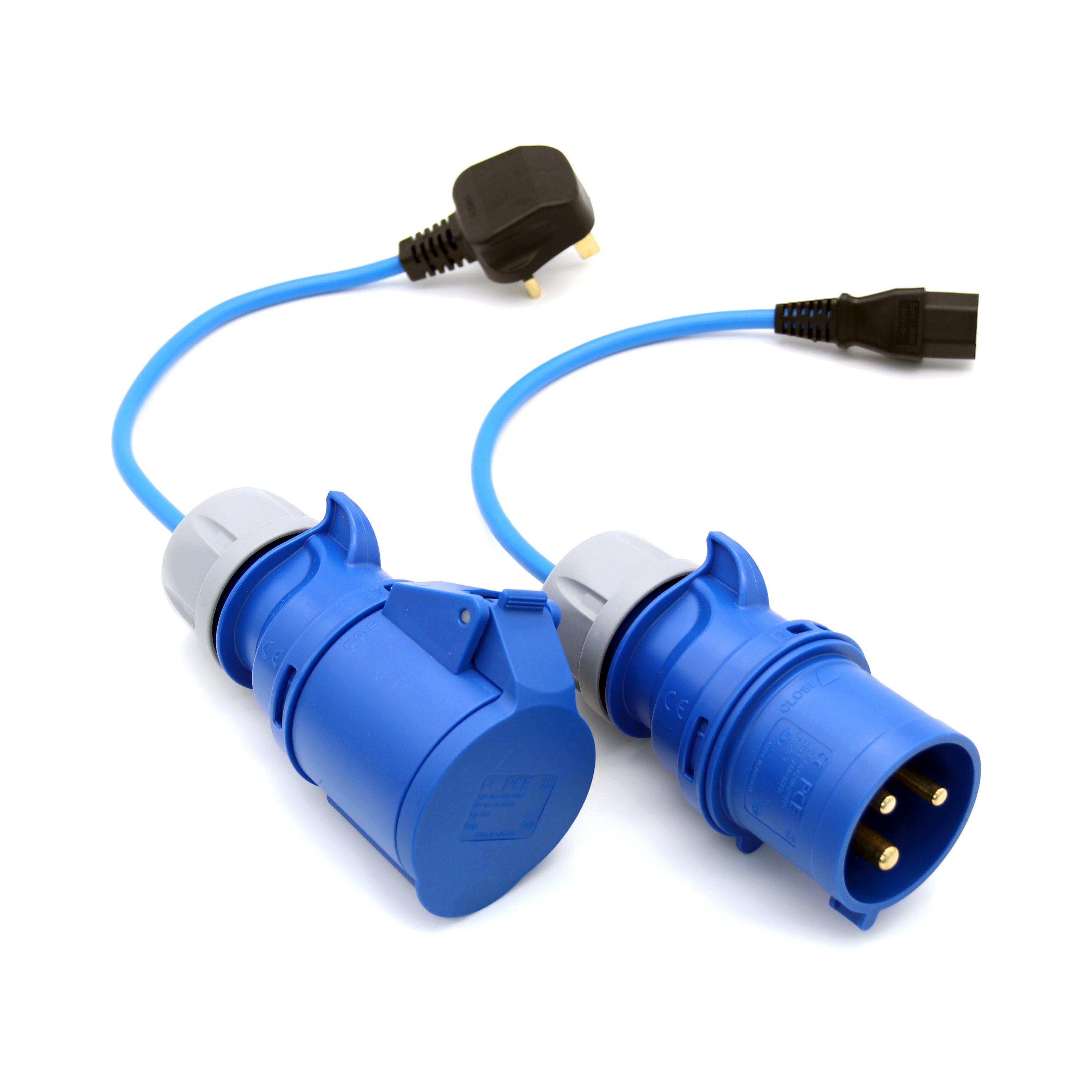 PAT Testing Adaptor Kit - 32A 230v Single Phase Adaptors — PAT Test Kit