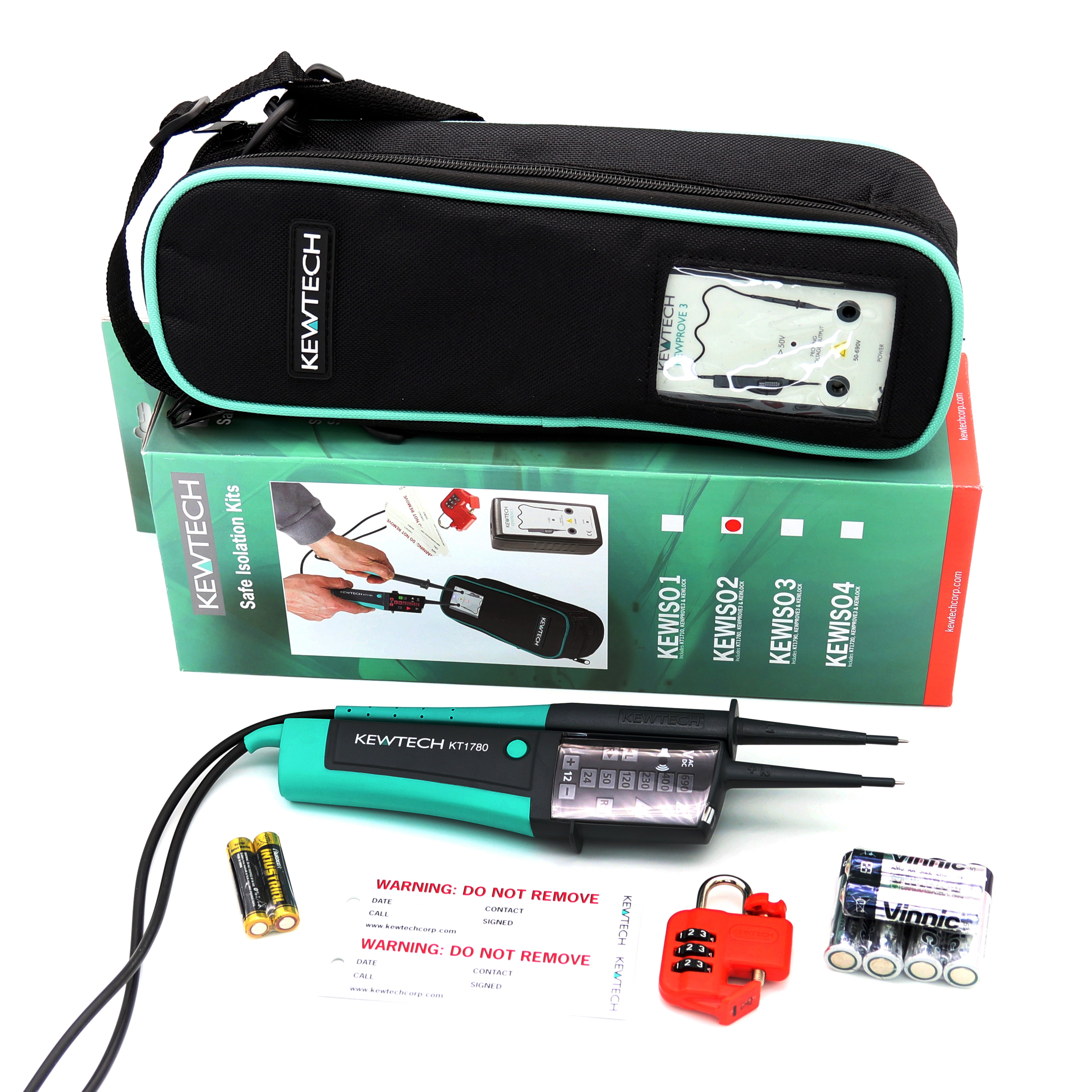 KEWIS02 (Kewtech Safe Isolation Kit) — PAT Test Kit