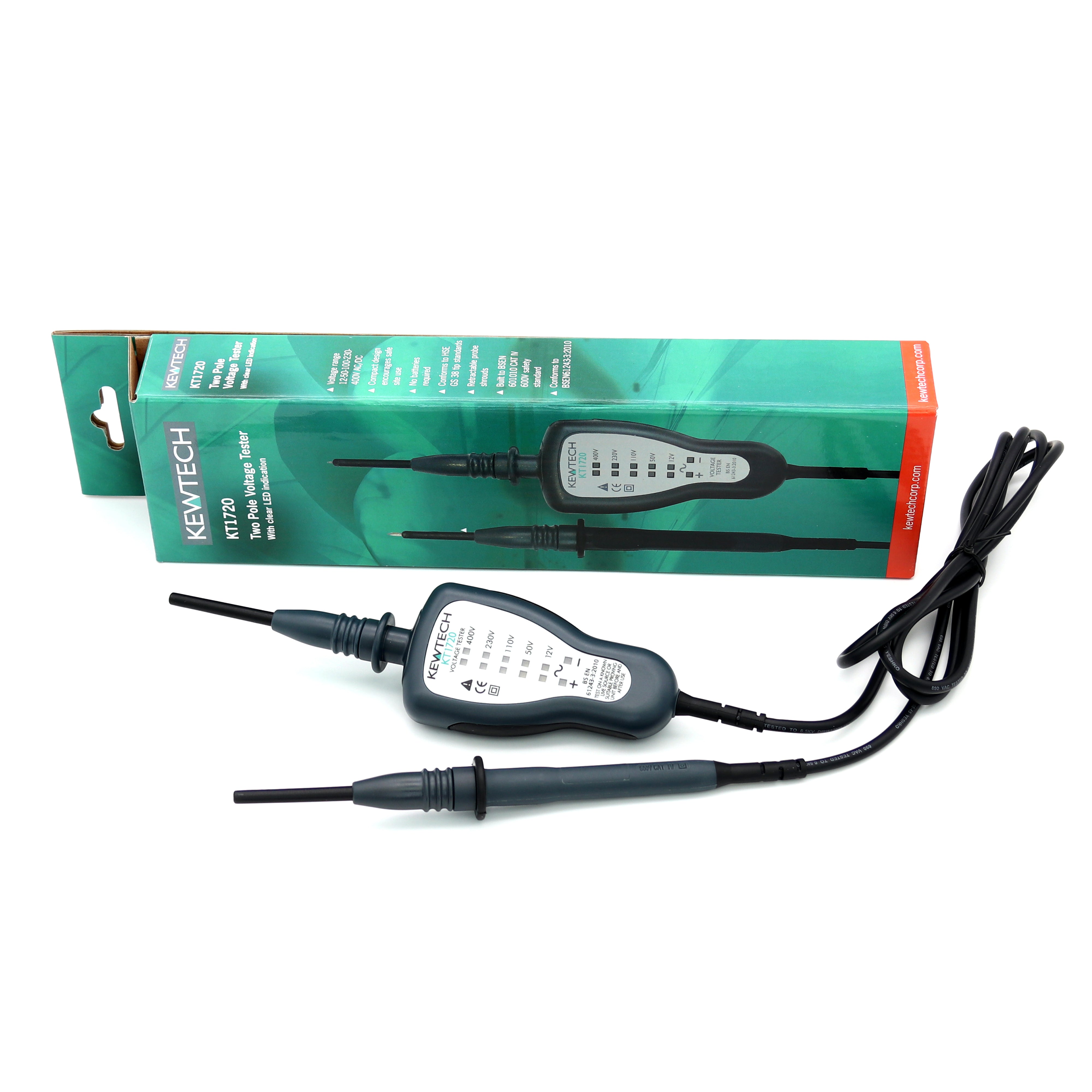 KT1720 - 2 Pole Tester — PAT Test Kit